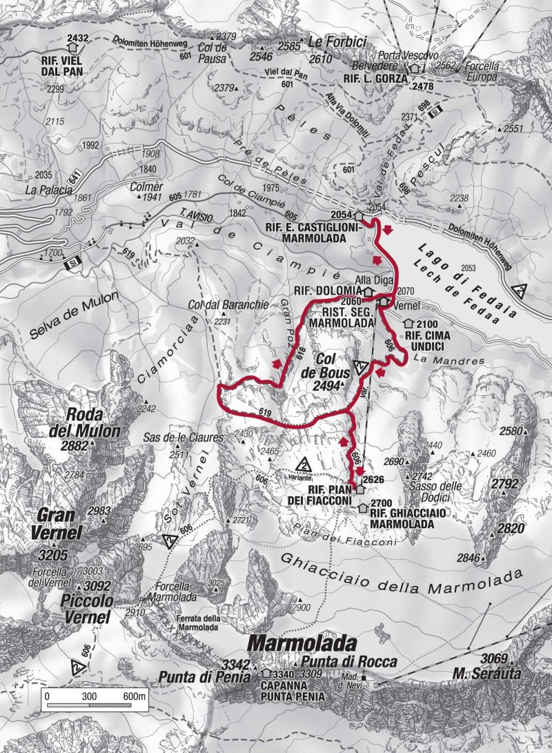 Ai piedi del ghiacciaio - Itinerario Marmolada - Montagna.TV