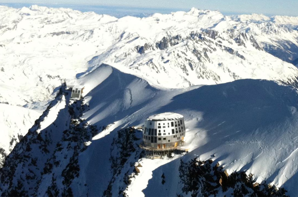 Refuge du Goûter (rifugio Gouter) a 3815 m sul Monte Bianco - Montagna.TV