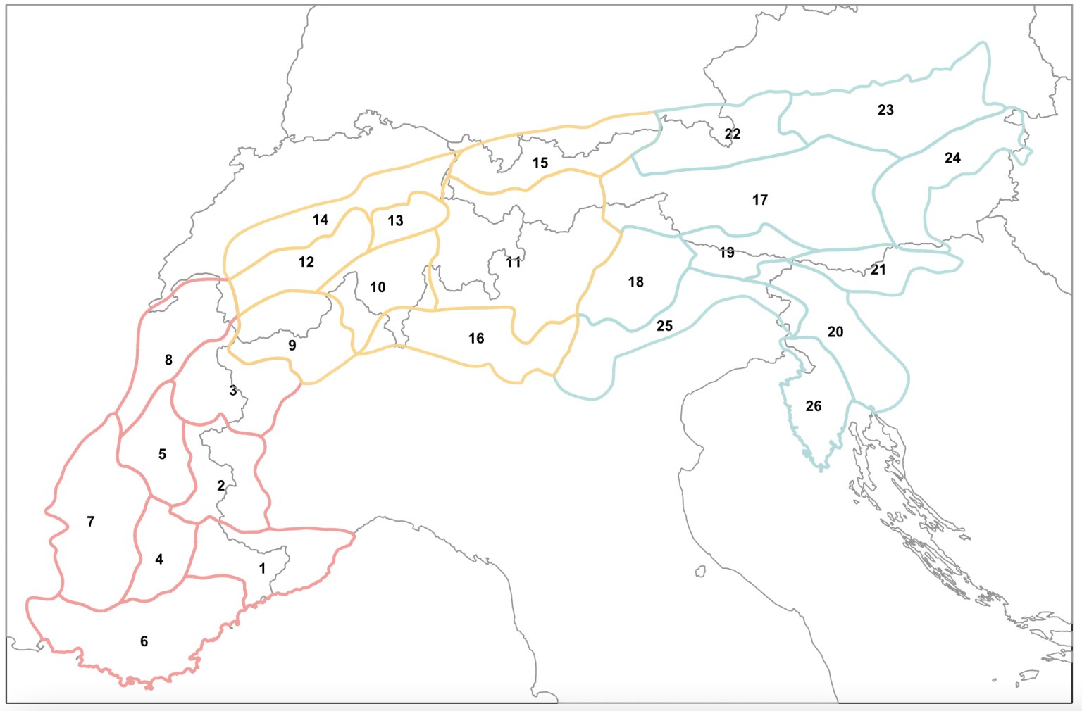 Come si dividono le Alpi? - Montagna.TV