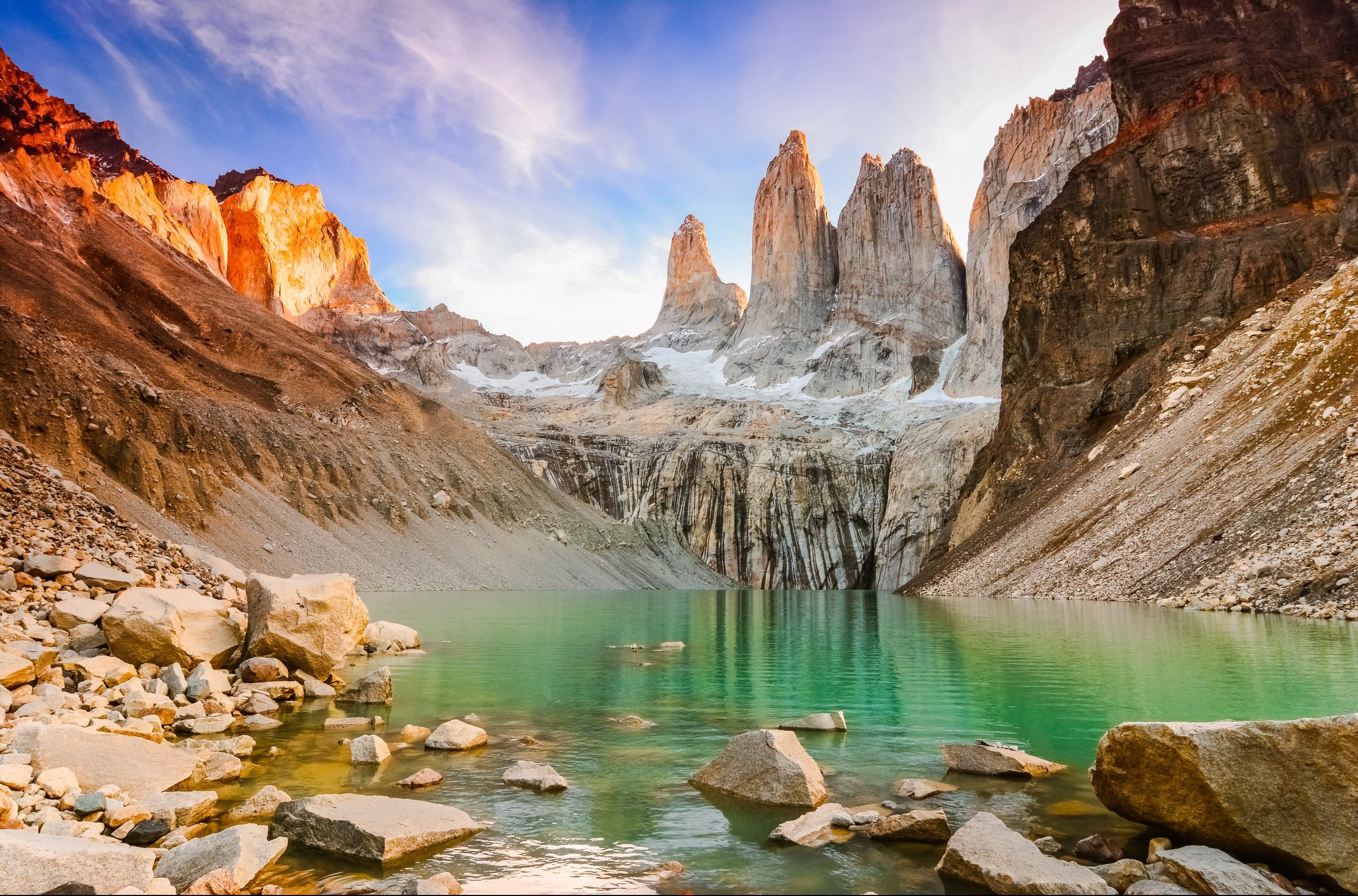 Larcher, Harrington e Vanhee alla volta delle Torri del Paine ...