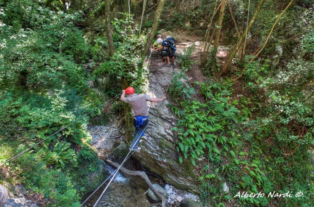 La ferrata del Rio Sallagoni in Trentino - Montagna.TV