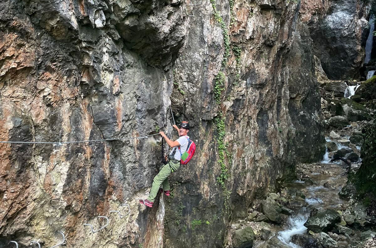 La nuova ferrata Val del Rì si trova in un canyon - Montagna.TV